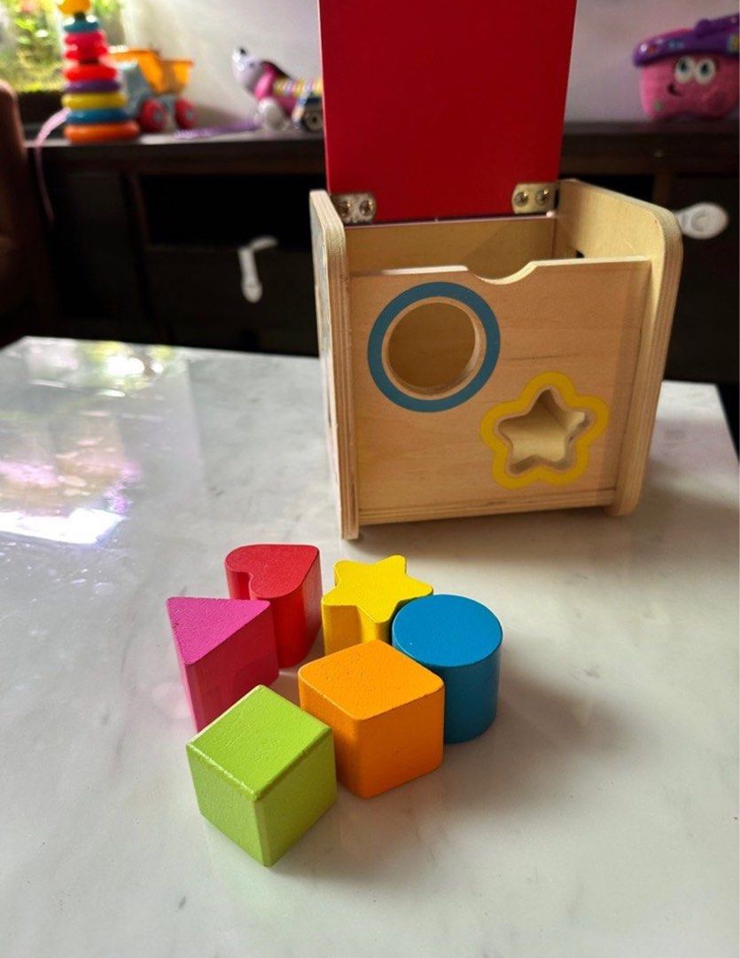 Wooden Shape Sorter (FSC Wood), Hobbies & Toys, Toys & Games on Carousell