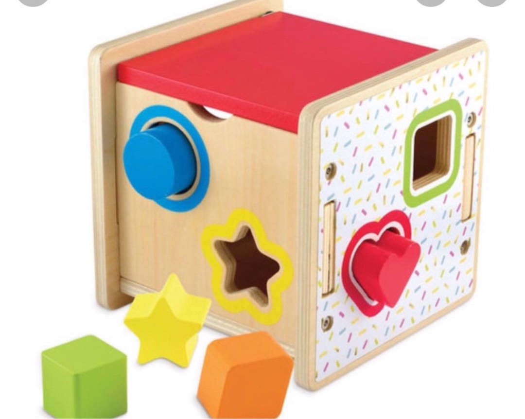 Wooden Shape Sorter (FSC Wood), Hobbies & Toys, Toys & Games on Carousell