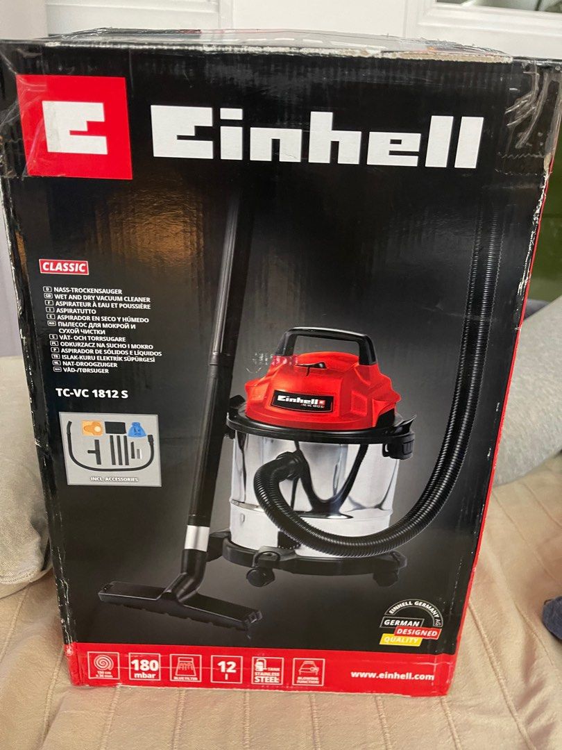 Einhell Corded Wet & Dry Electric Vacuum Cleaner, TV & Home Appliances ...