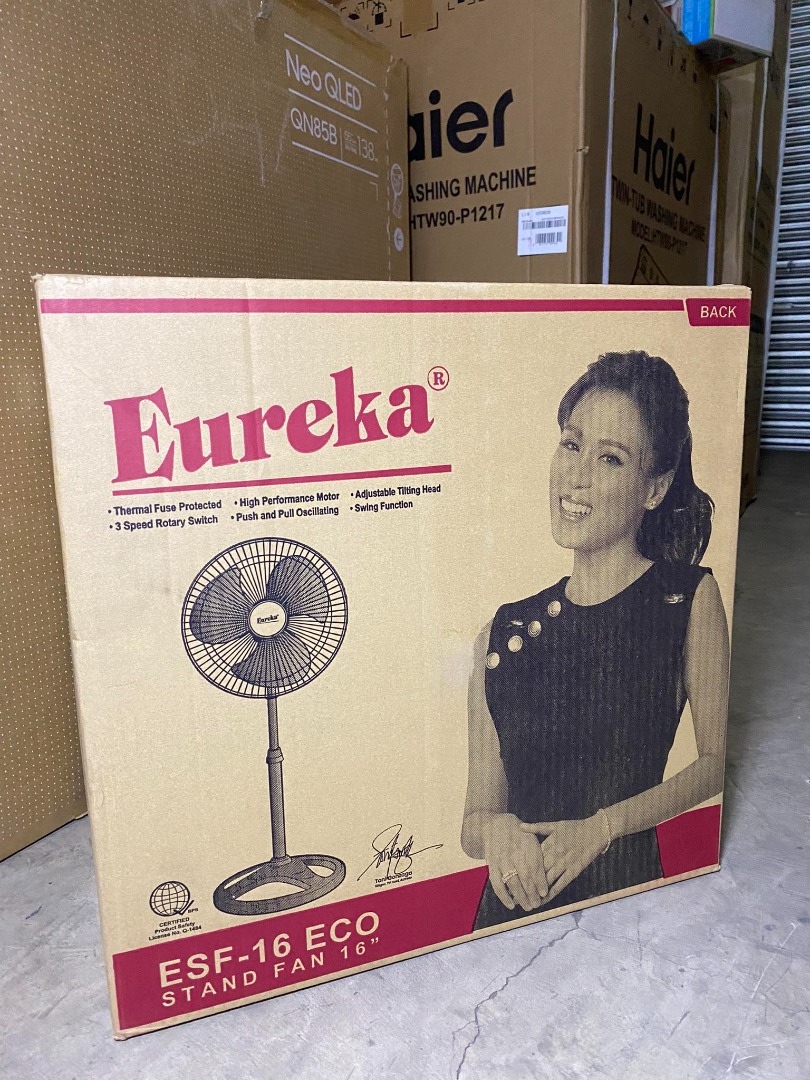 EUREKA Stand Fan ESF-16, Furniture & Home Living, Lighting & Fans, Fans ...