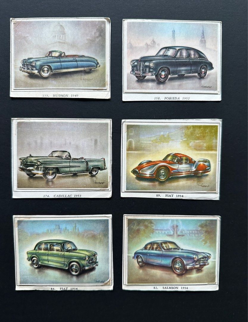 Europe, 1911-1955 Classic Car Card, Hobbies & Toys, Stationery & Craft ...