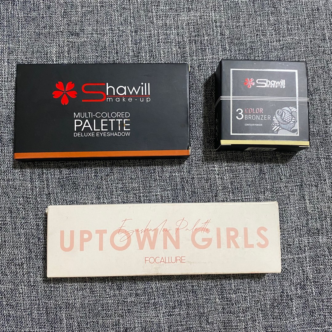 Eyeshadow & Bronzer Bundle | Focallure Uptown Girls Eyeshadow Palette ...