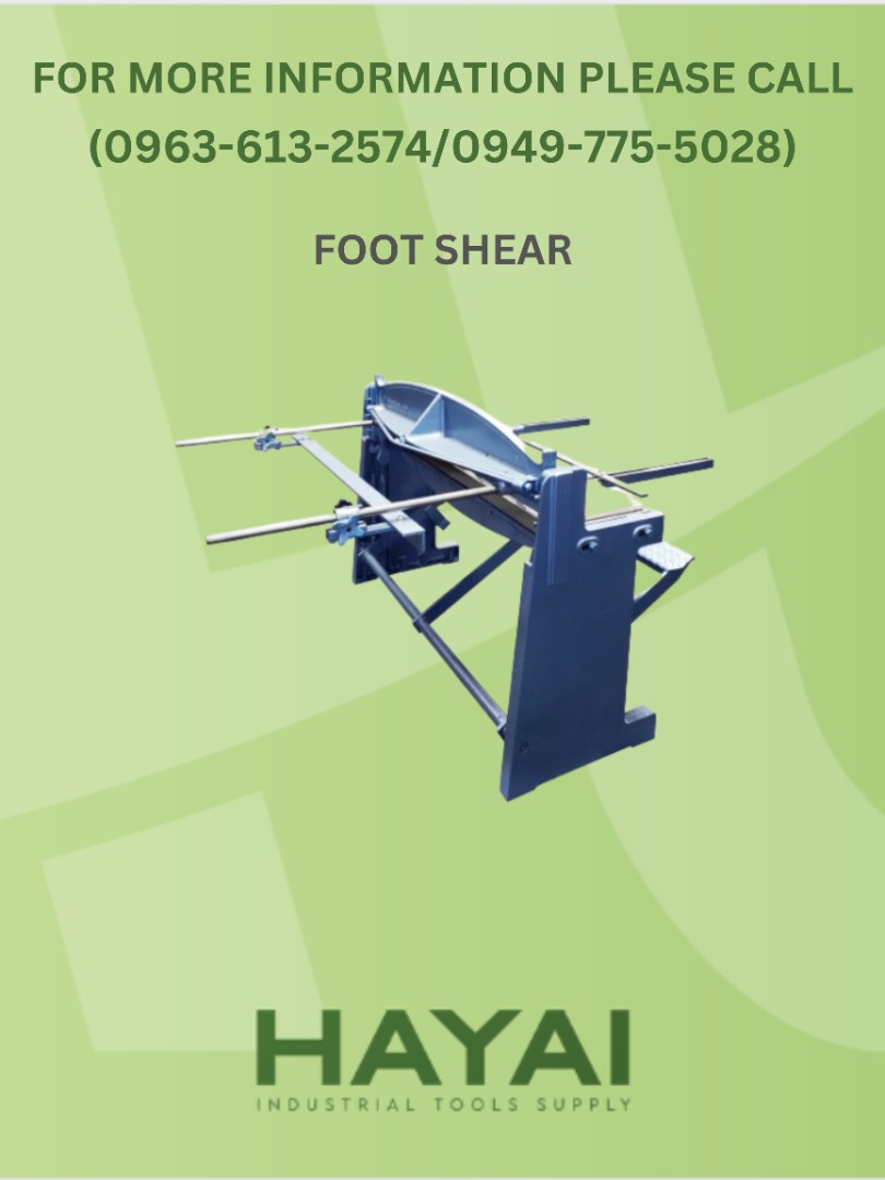 FOOT SHEAR, Commercial & Industrial, Construction Tools & Equipment on ...