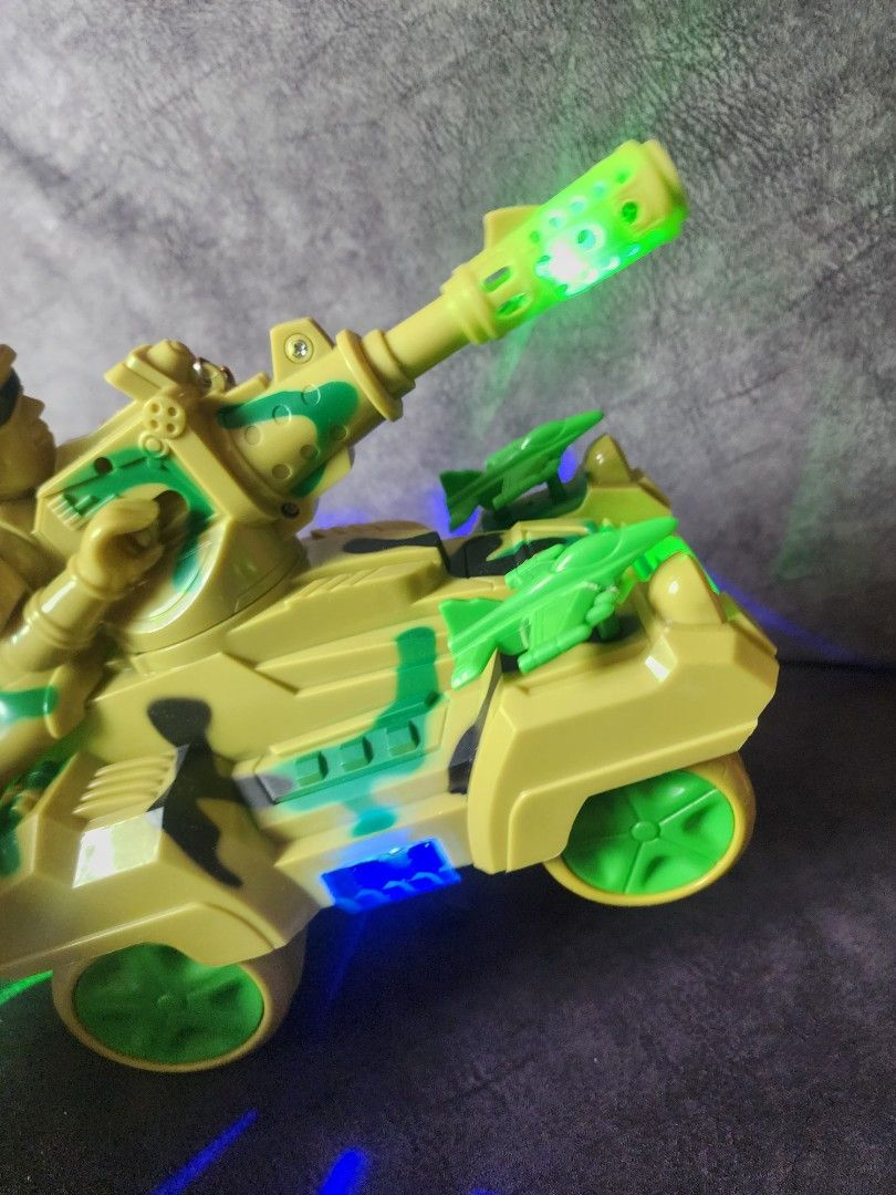 Free Battery operated tank with motion, light and sound, Hobbies & Toys ...