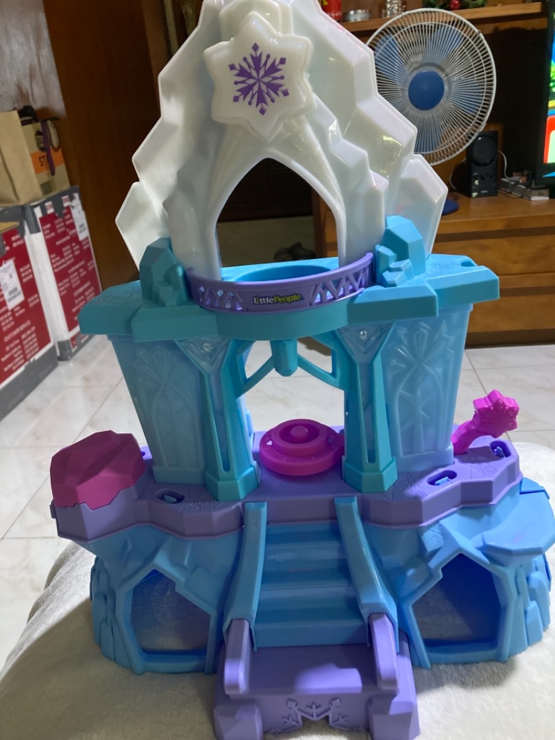 Frozen Ice Castillo Elsa Doll blue House, Babies & Kids, Babies & Kids ...
