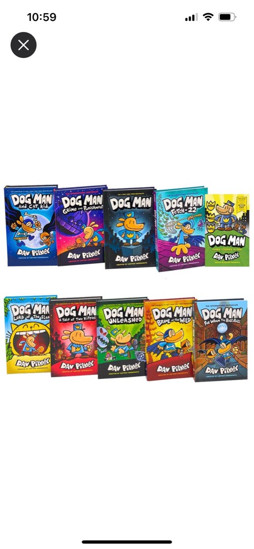 Full collection of Dog Man, Hobbies & Toys, Books & Magazines, Comics ...