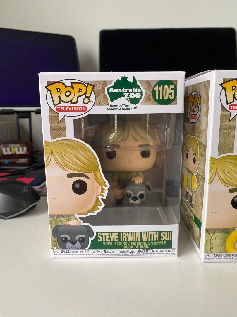 Funko Pop Steve Erwin Set, Hobbies & Toys, Toys & Games on Carousell