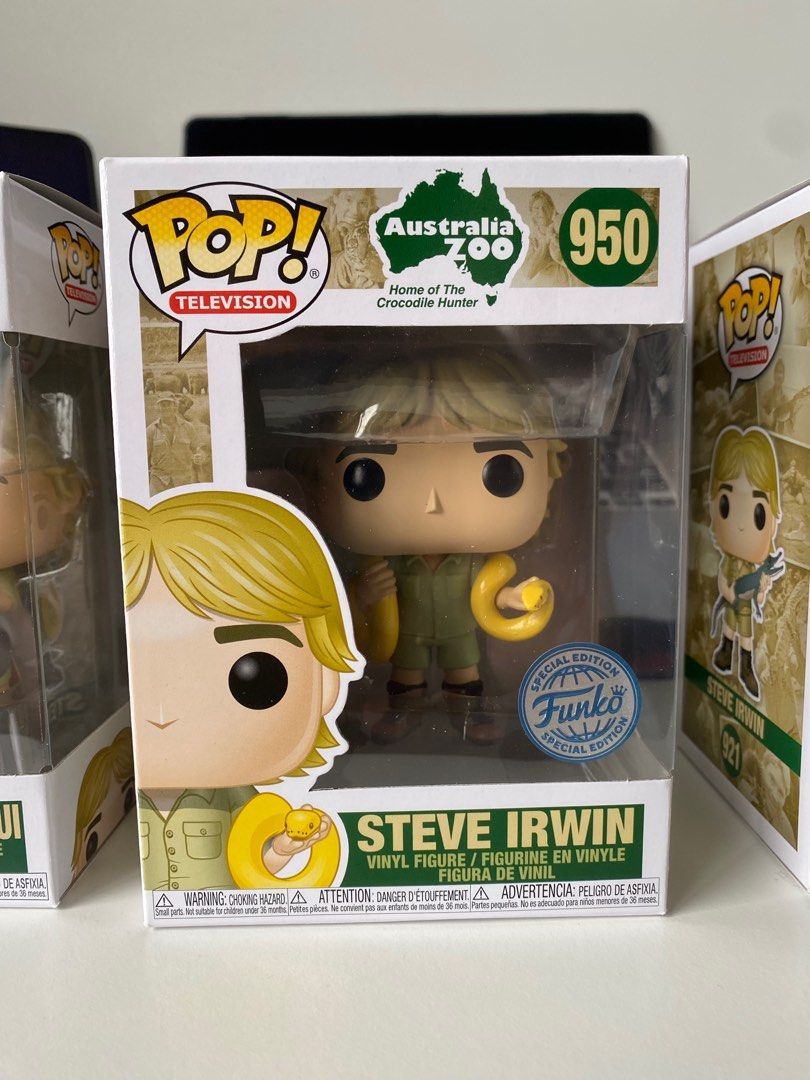 Funko Pop Steve Erwin Set, Hobbies & Toys, Toys & Games on Carousell