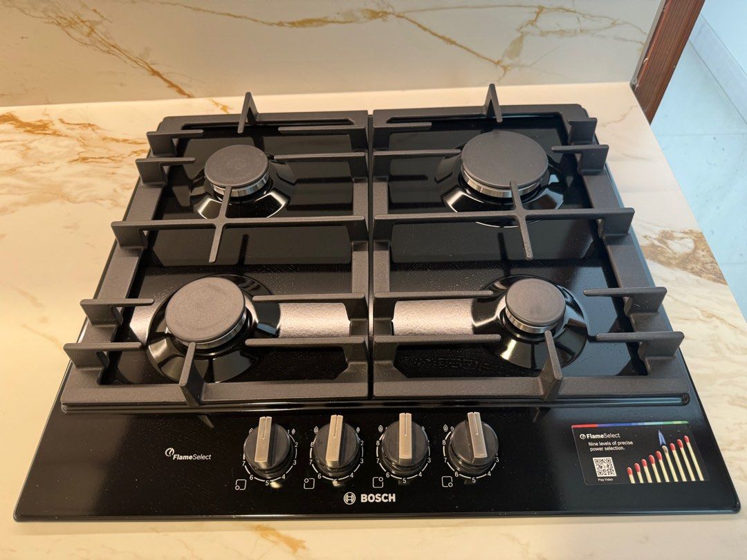 Gas Hob - Bosch - LPG - PCP6A6B90, TV & Home Appliances, Kitchen ...