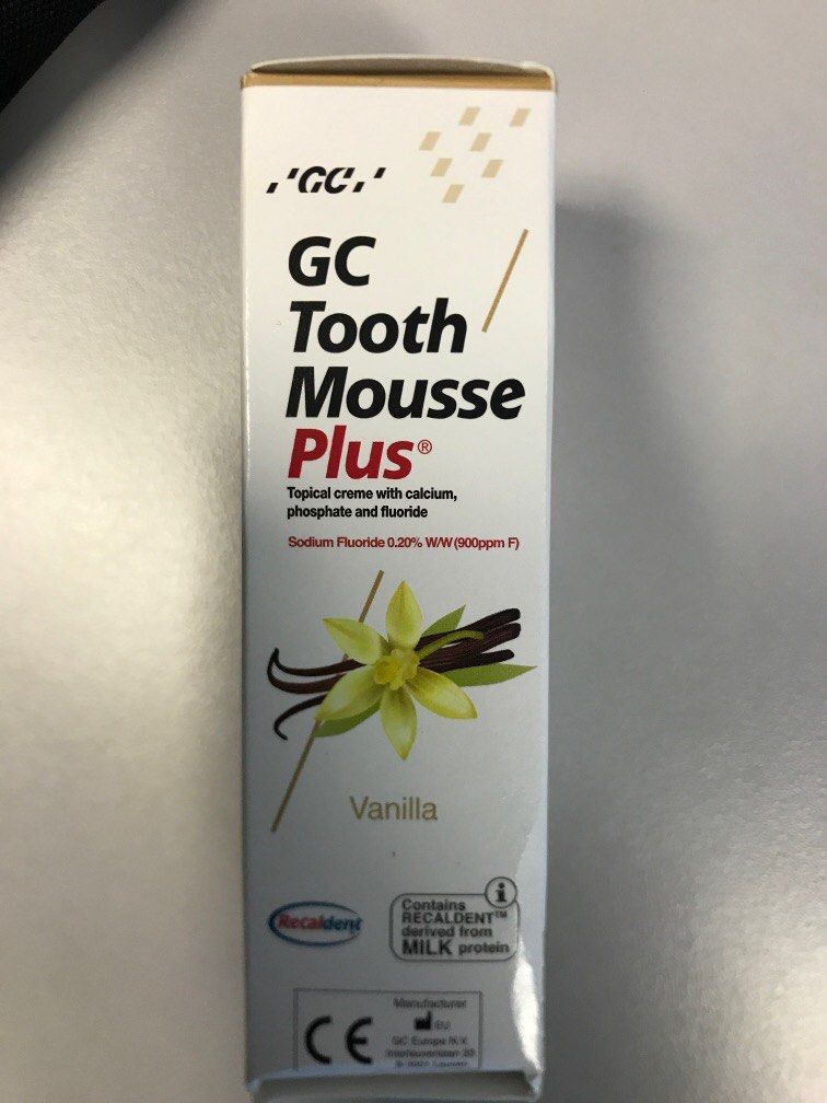 GC tooth mousse vanilla made in USA, Beauty & Personal Care, Oral Care ...