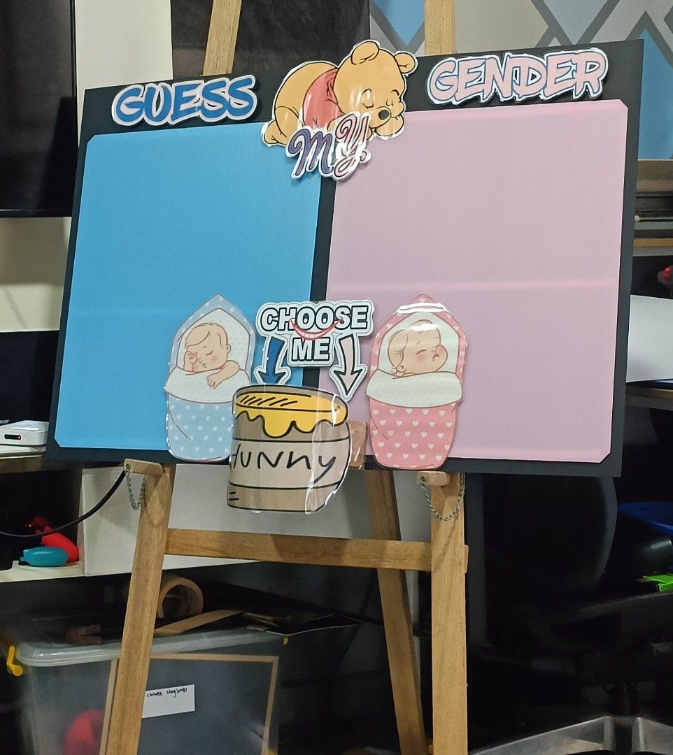 Gender Guessing Board, Everything Else on Carousell