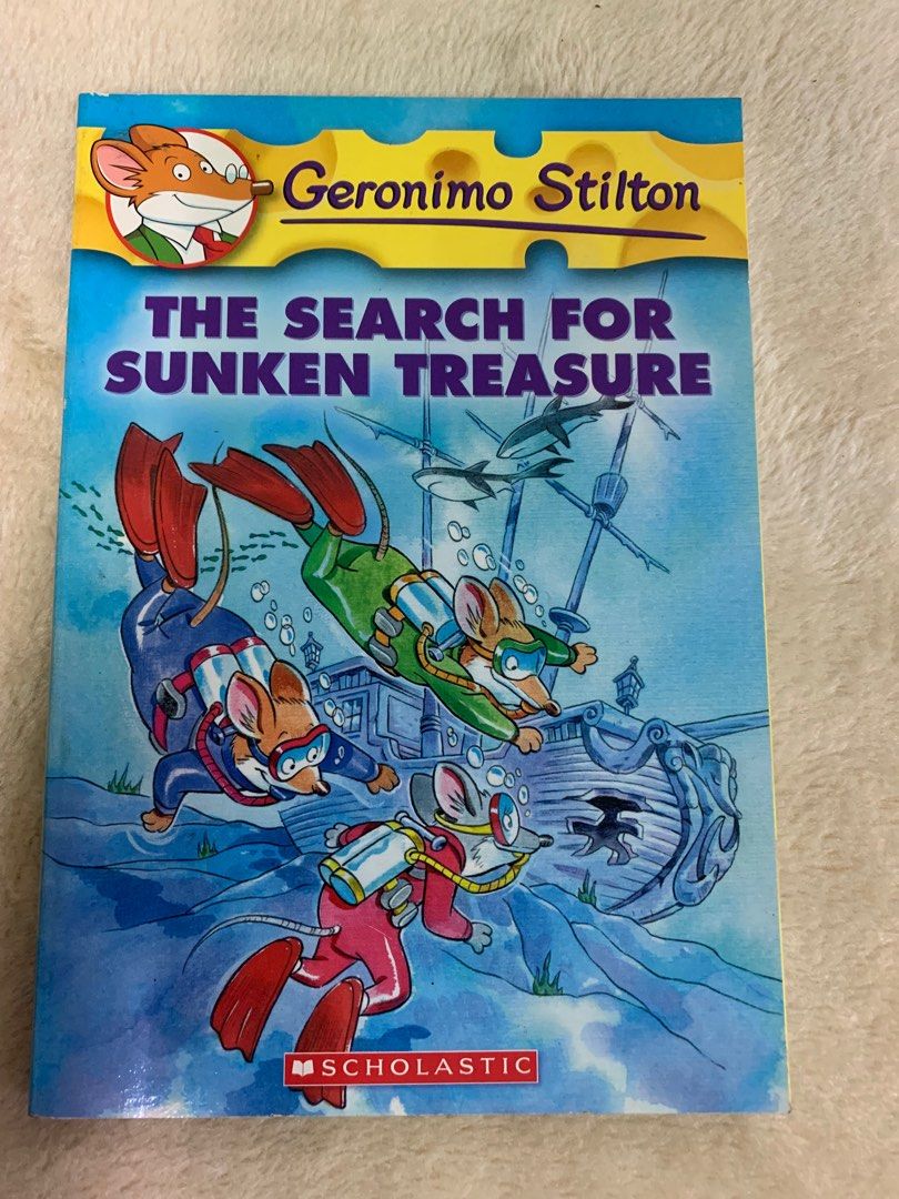 Geronimo Stilton The Search for Sunken Treasure, Hobbies & Toys, Books ...