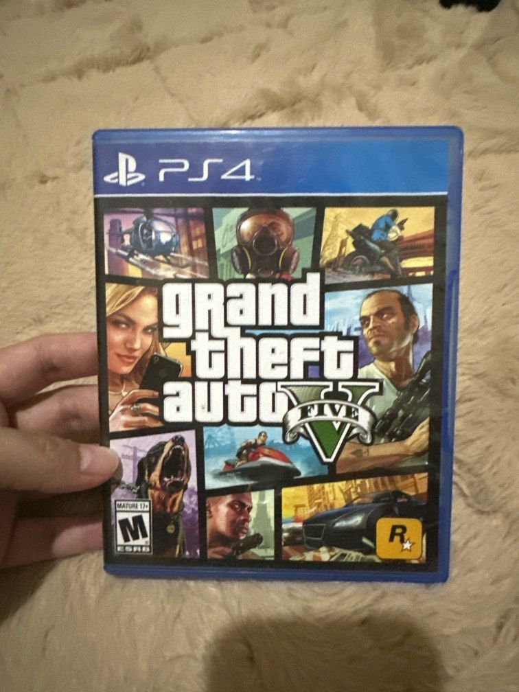 Grand Theft Auto V (GTA 5) PS4 Game, Video Gaming, Video Games ...