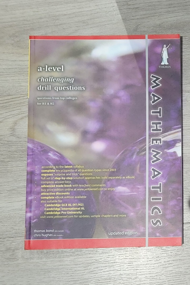 H2 Math A Level challenging questions, Hobbies & Toys, Books ...