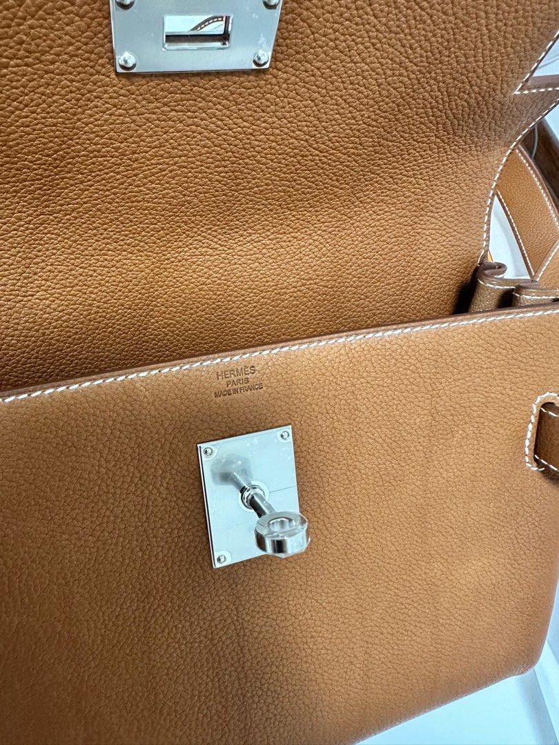 Hermes Kelly Messenger Barenia, Luxury, Bags & Wallets on Carousell