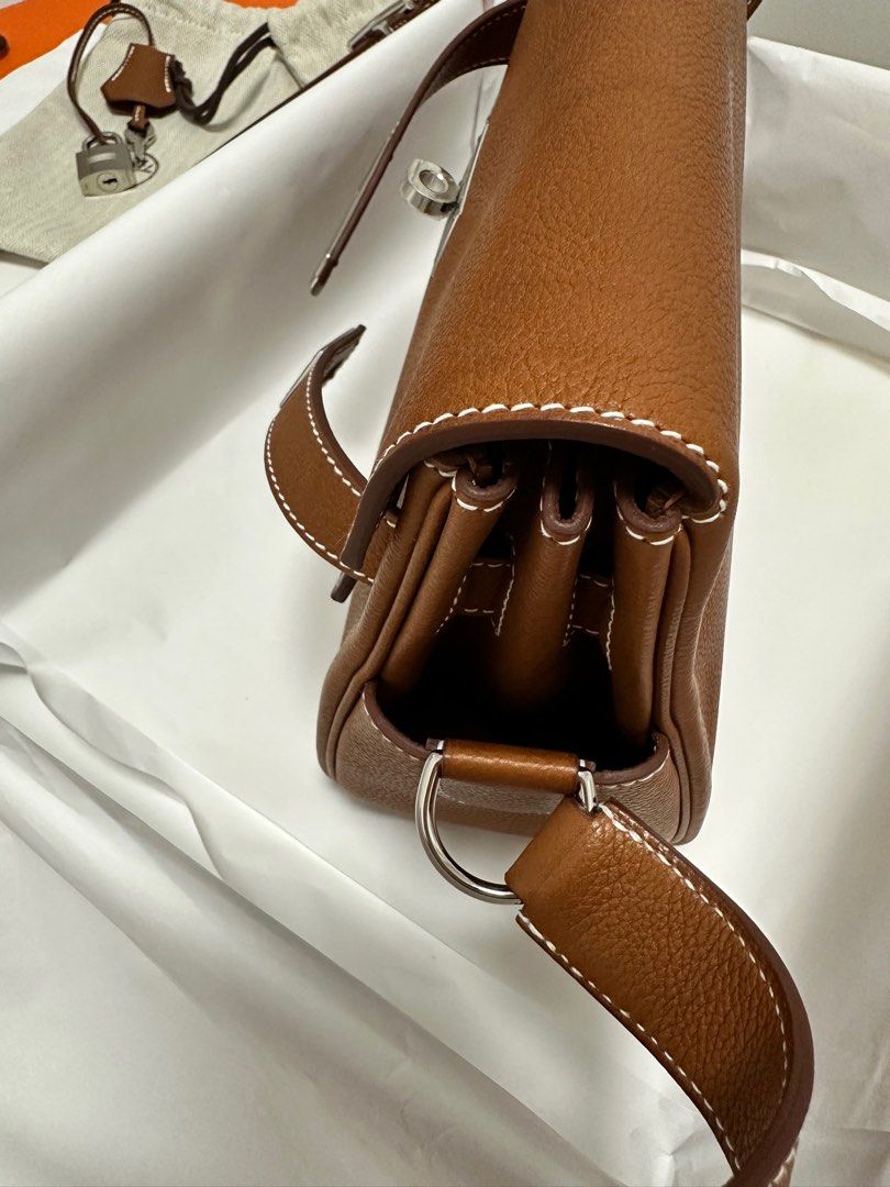 Hermes Kelly Messenger Barenia, Luxury, Bags & Wallets on Carousell