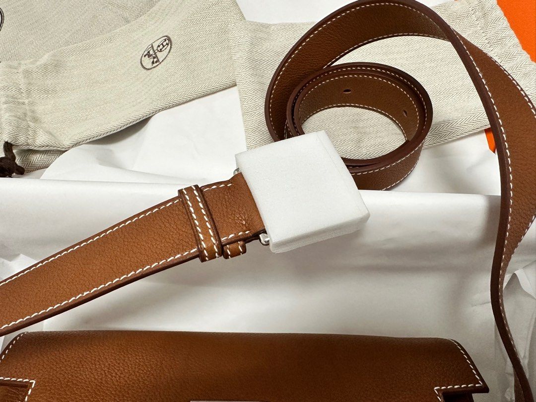 Hermes Kelly Messenger Barenia, Luxury, Bags & Wallets on Carousell