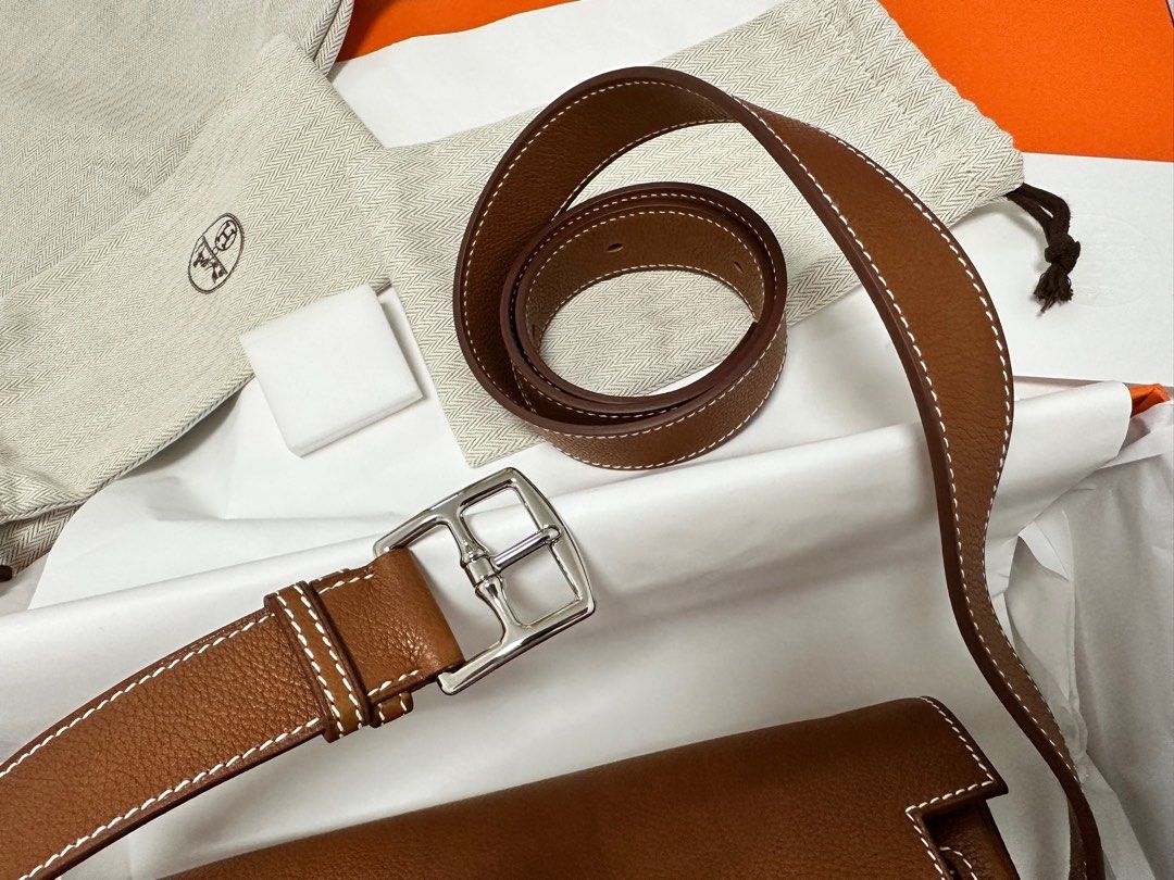 Hermes Kelly Messenger Barenia, Luxury, Bags & Wallets on Carousell