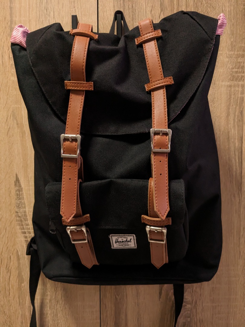 Herschel Little America Mid-Volume Backpack - Black, Men's Fashion, Bags, Backpacks on Carousell