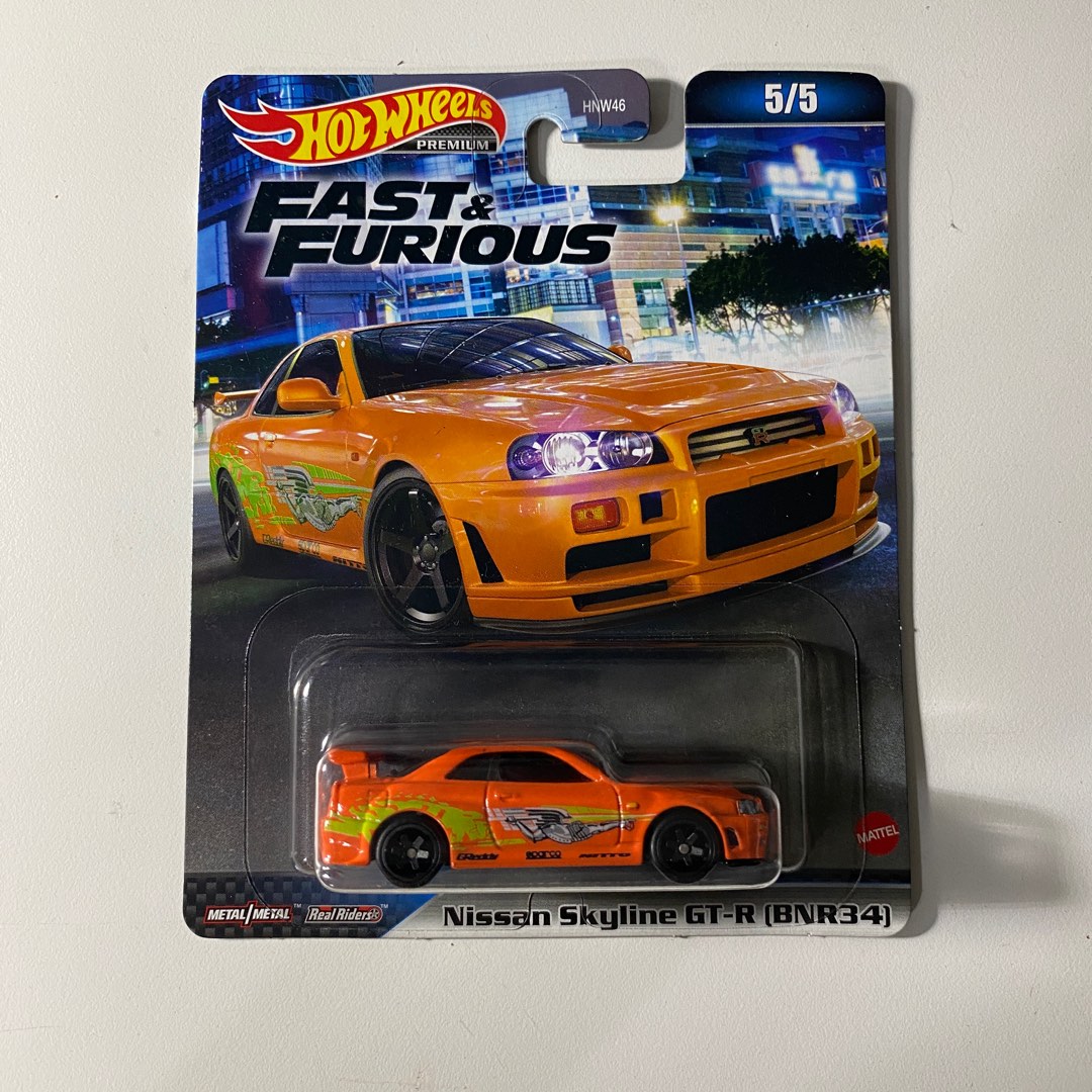hotwheels fast and furious nissan skyline r34 oren, Hobbies & Toys ...