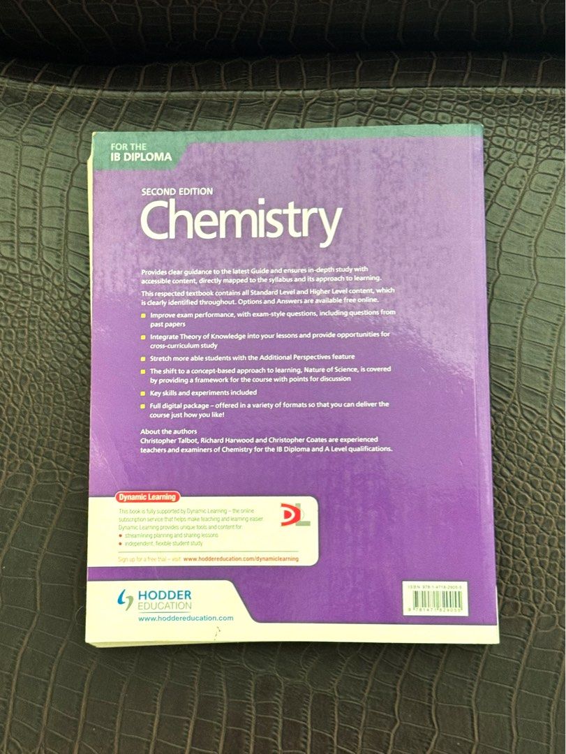 IB Chemistry Textbook, Hobbies & Toys, Books & Magazines, Textbooks on ...