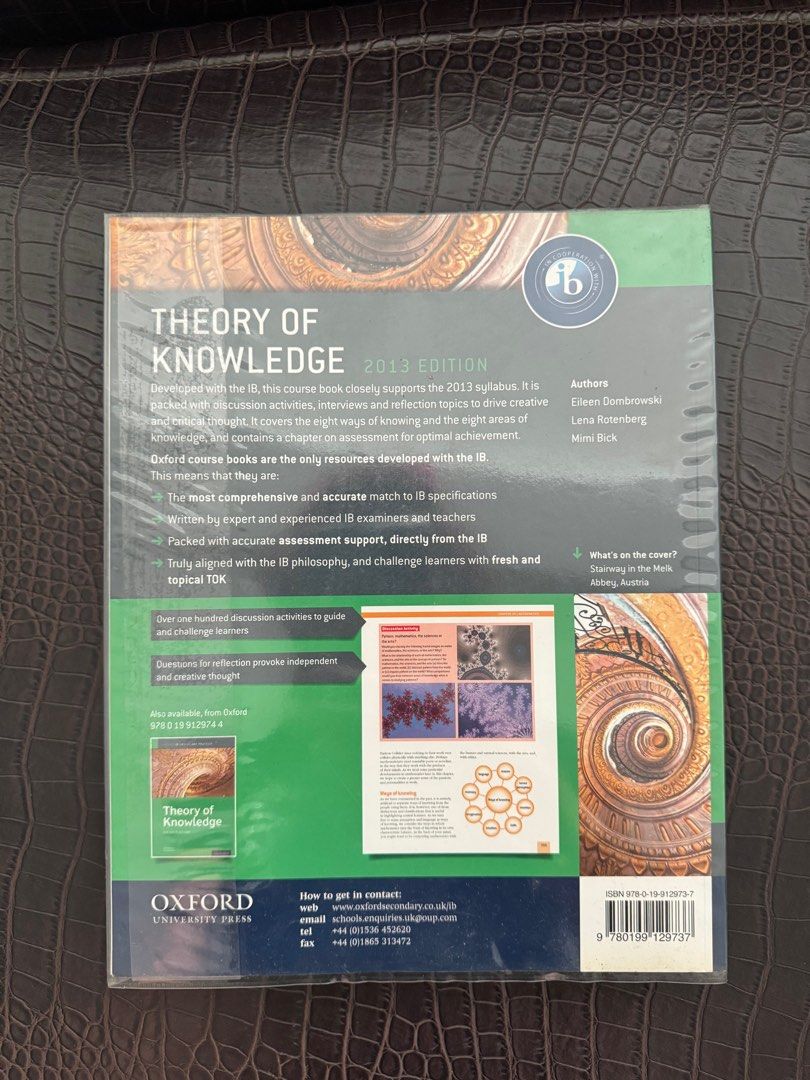 IB Theory of Knowledge textbook (Oxford), Hobbies & Toys, Books ...
