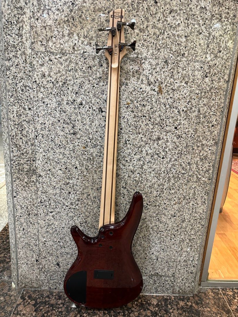 Ibanez SR370EF-BBT 4-String Fretless Bass Guitar, Brown Burst, Hobbies ...