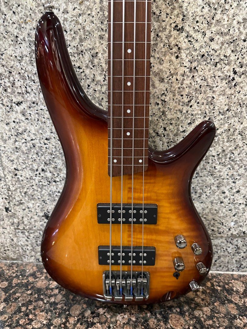 Ibanez SR370EF-BBT 4-String Fretless Bass Guitar, Brown Burst, Hobbies ...