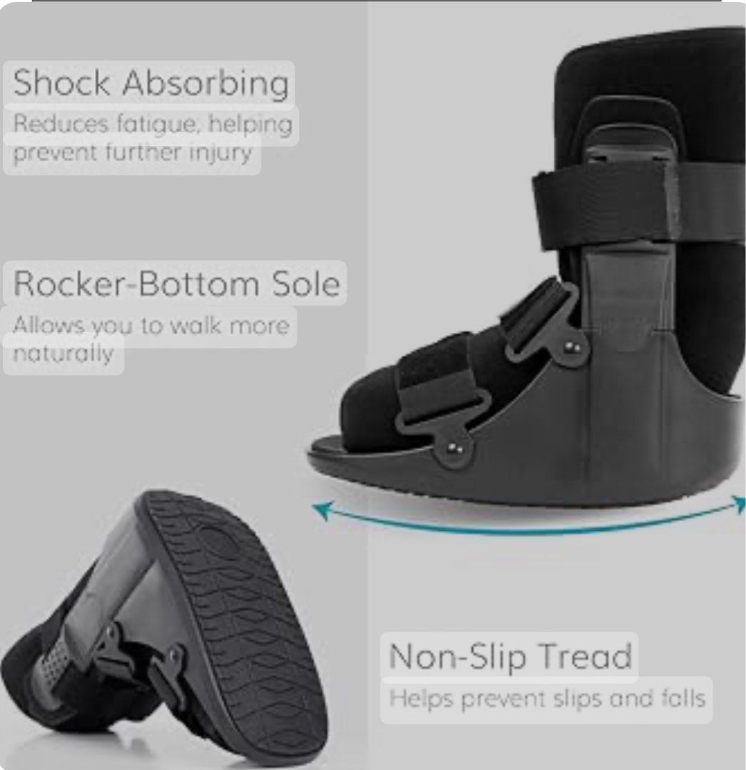 inflatable surgical leg cast for broken foot Orthopedic boot, Health ...