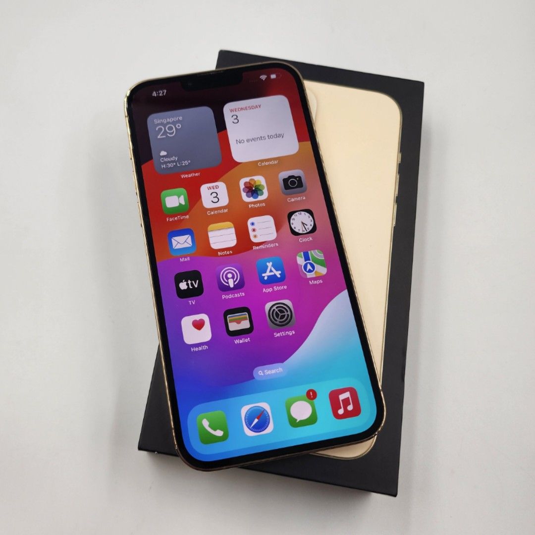 iPhone 13 Pro Max Gold 256GB, Mobile Phones & Gadgets, Mobile Phones ...