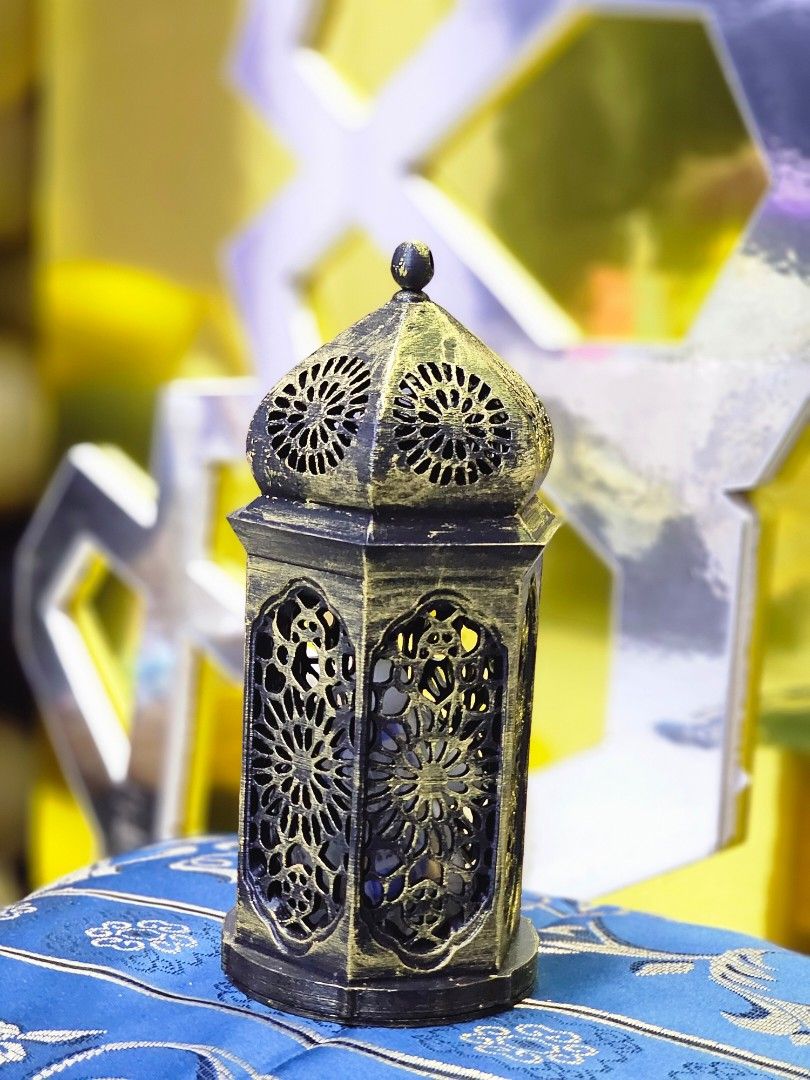 Islamic Lantern decoration light in antique style 3D Printed operated ...