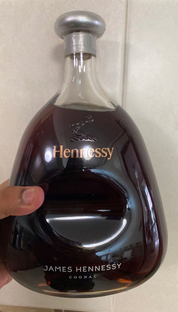 James Hennessy 1 liter, Food & Drinks, Alcoholic Beverages on Carousell