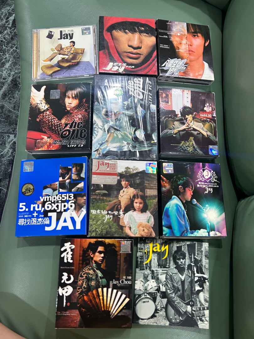 Jay Chou 周杰倫 Original Album Collection (Including a Rare Jay First ...