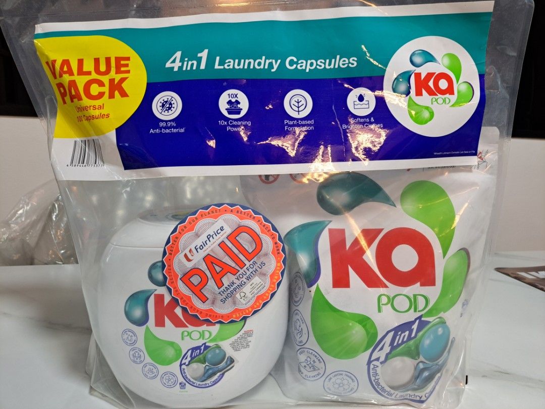 Ka Laundry Capsules, Furniture & Home Living, Cleaning & Homecare ...