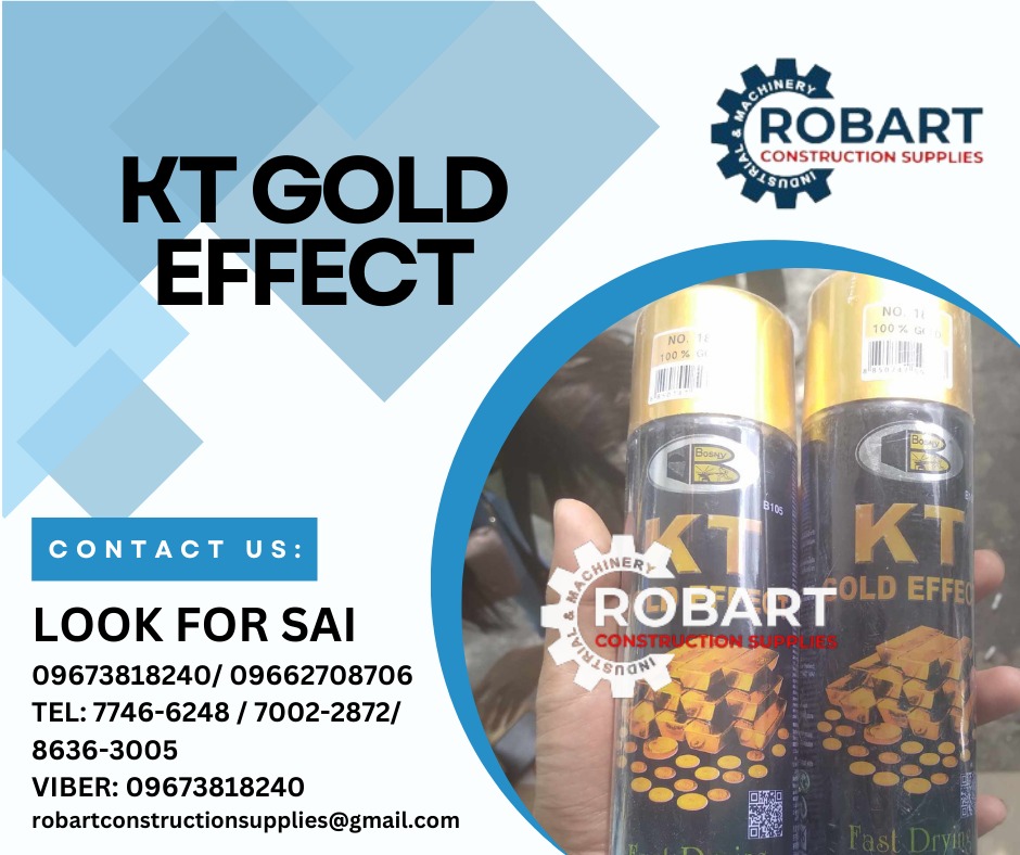 KT Gold Effect Spray, Commercial & Industrial, Construction Tools ...