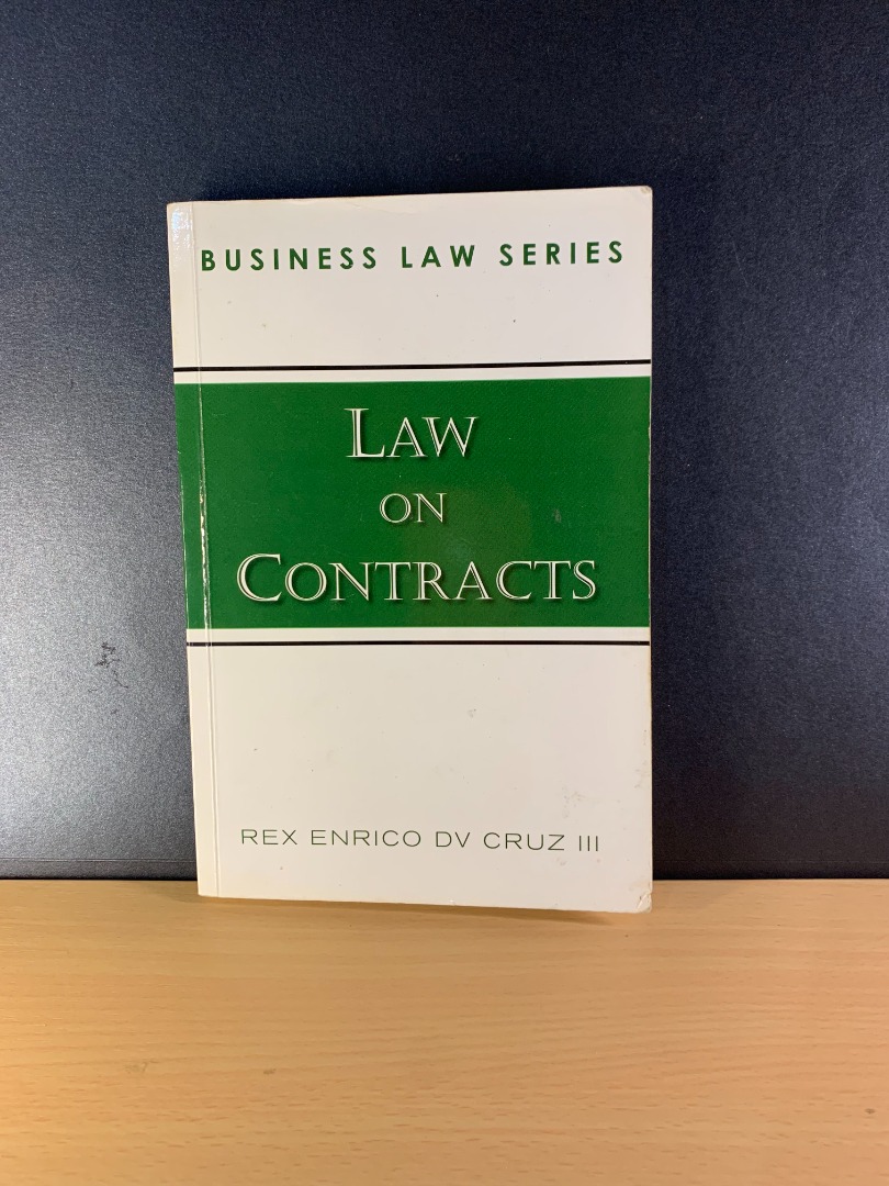 Law of Contracts (Rex Cruz III), Hobbies & Toys, Books & Magazines ...