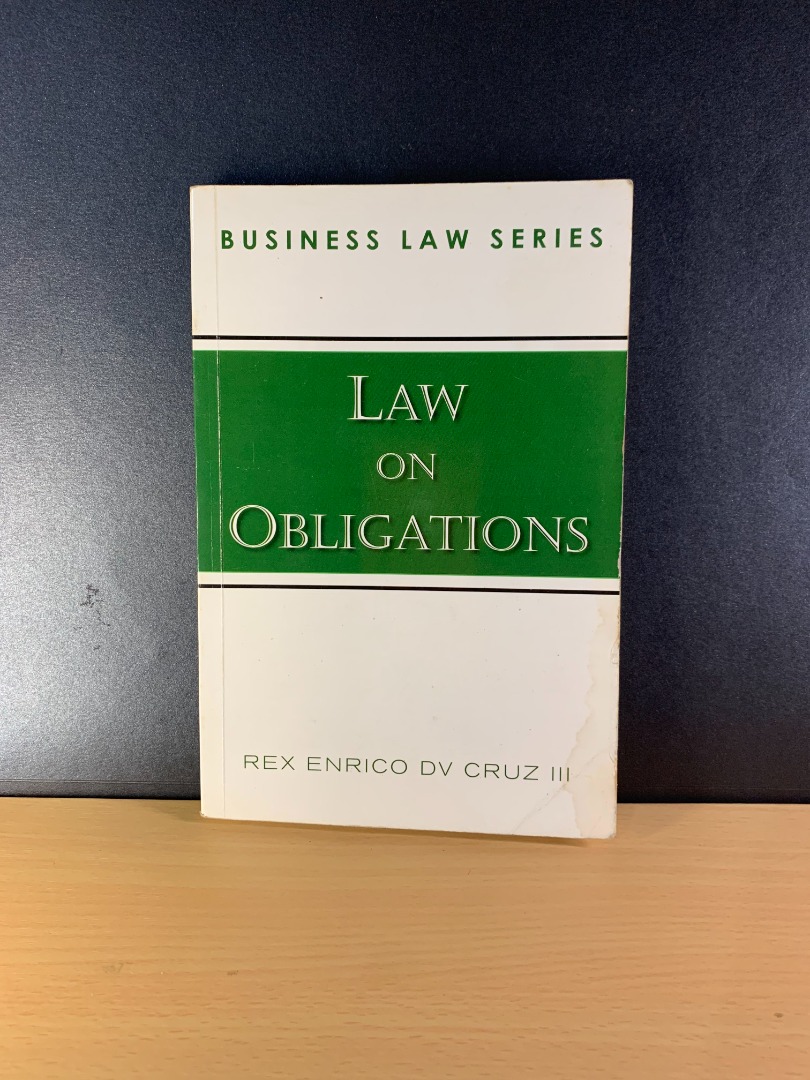 Law of Obligations (Rex Cruz III), Hobbies & Toys, Books & Magazines ...