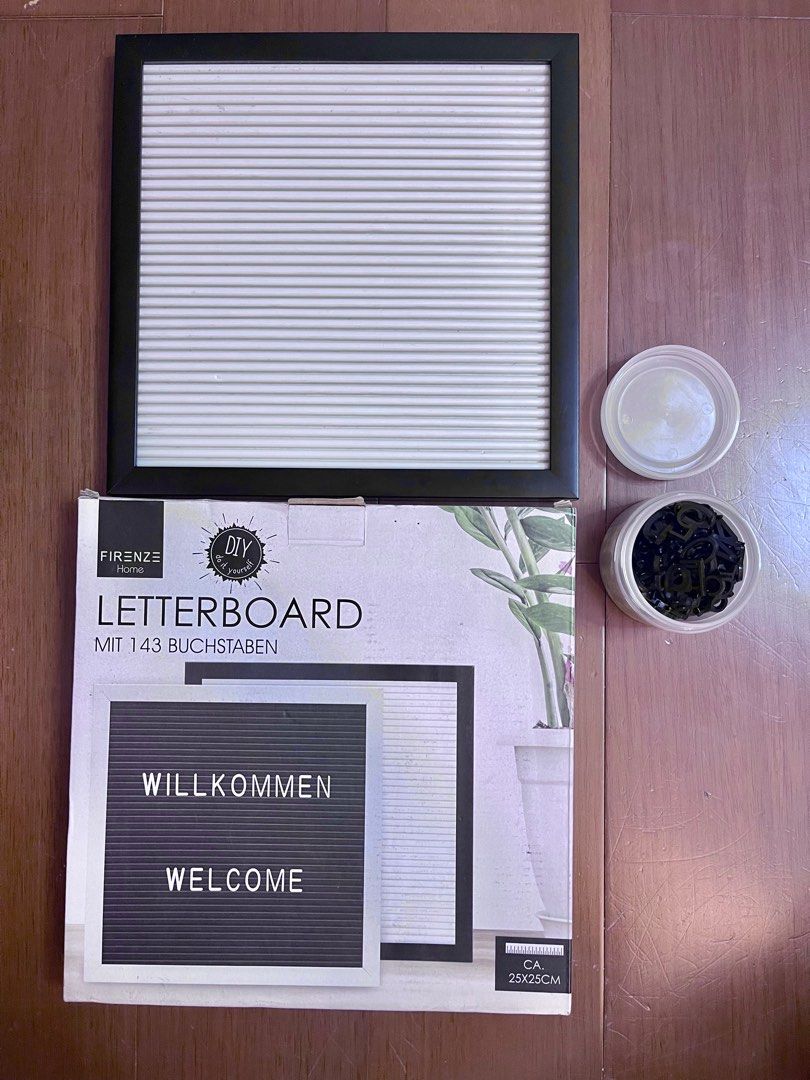 Letter board from Florence Italy, Hobbies & Toys, Stationary & Craft ...