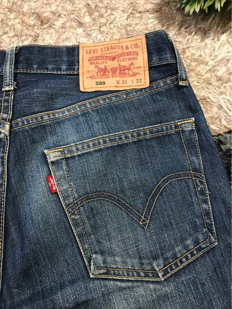 Levis 509 non stretch, Men's Fashion, Bottoms, Jeans on Carousell