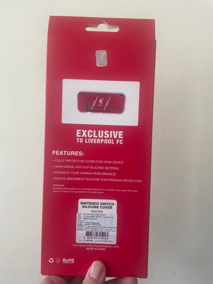 Liverpool FC Nintendo Switch Silicone Case, Video Gaming, Gaming ...