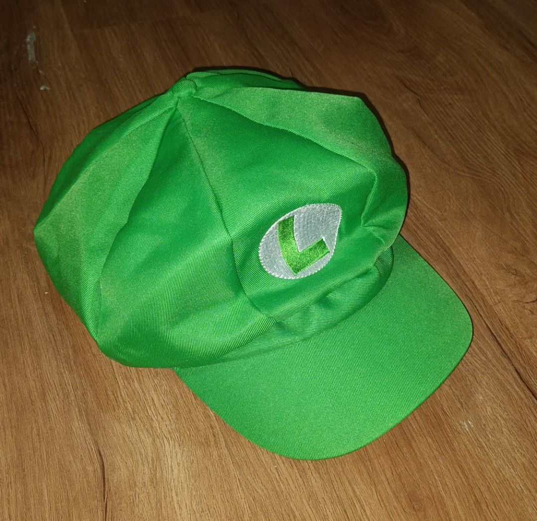 Luigi Hat | Cosplay| Mario Cart, Men's Fashion, Watches & Accessories ...