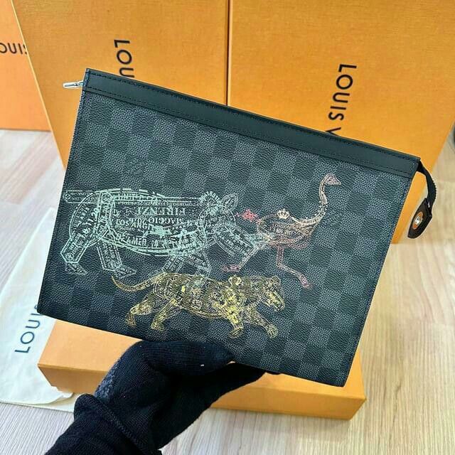 LV clutch, Men's Fashion, Bags, Belt bags, Clutches and Pouches on ...