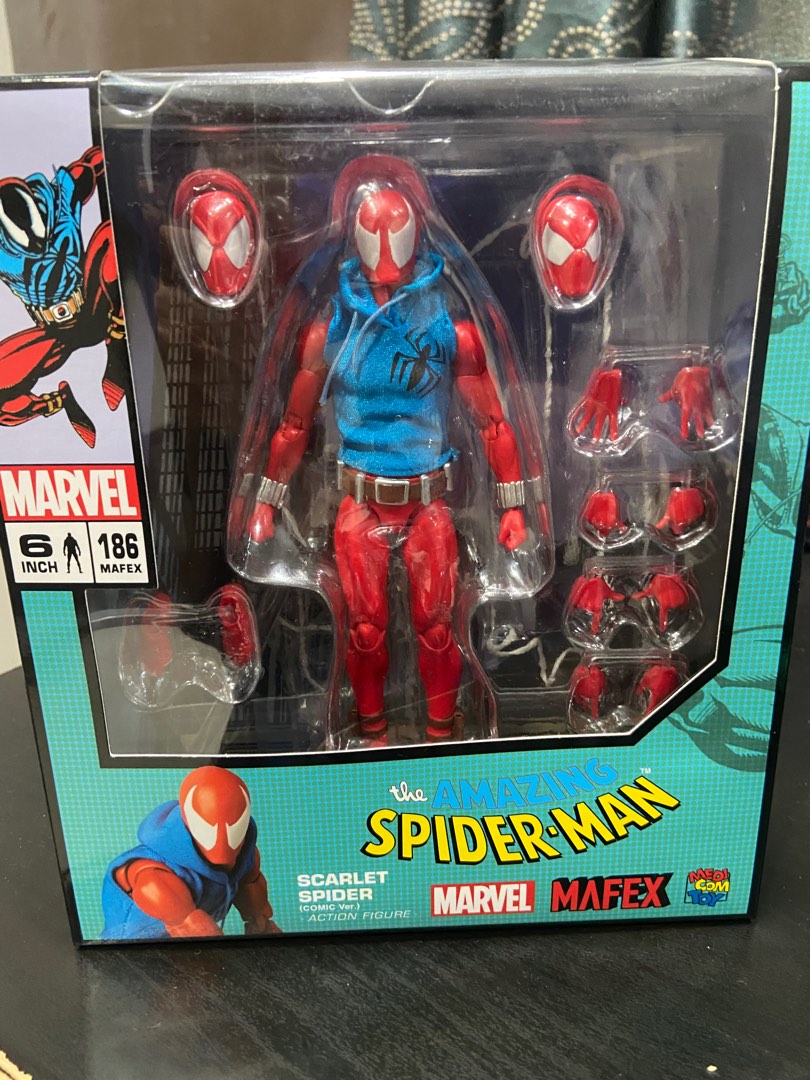Mafex scarlet spider, Hobbies & Toys, Toys & Games on Carousell
