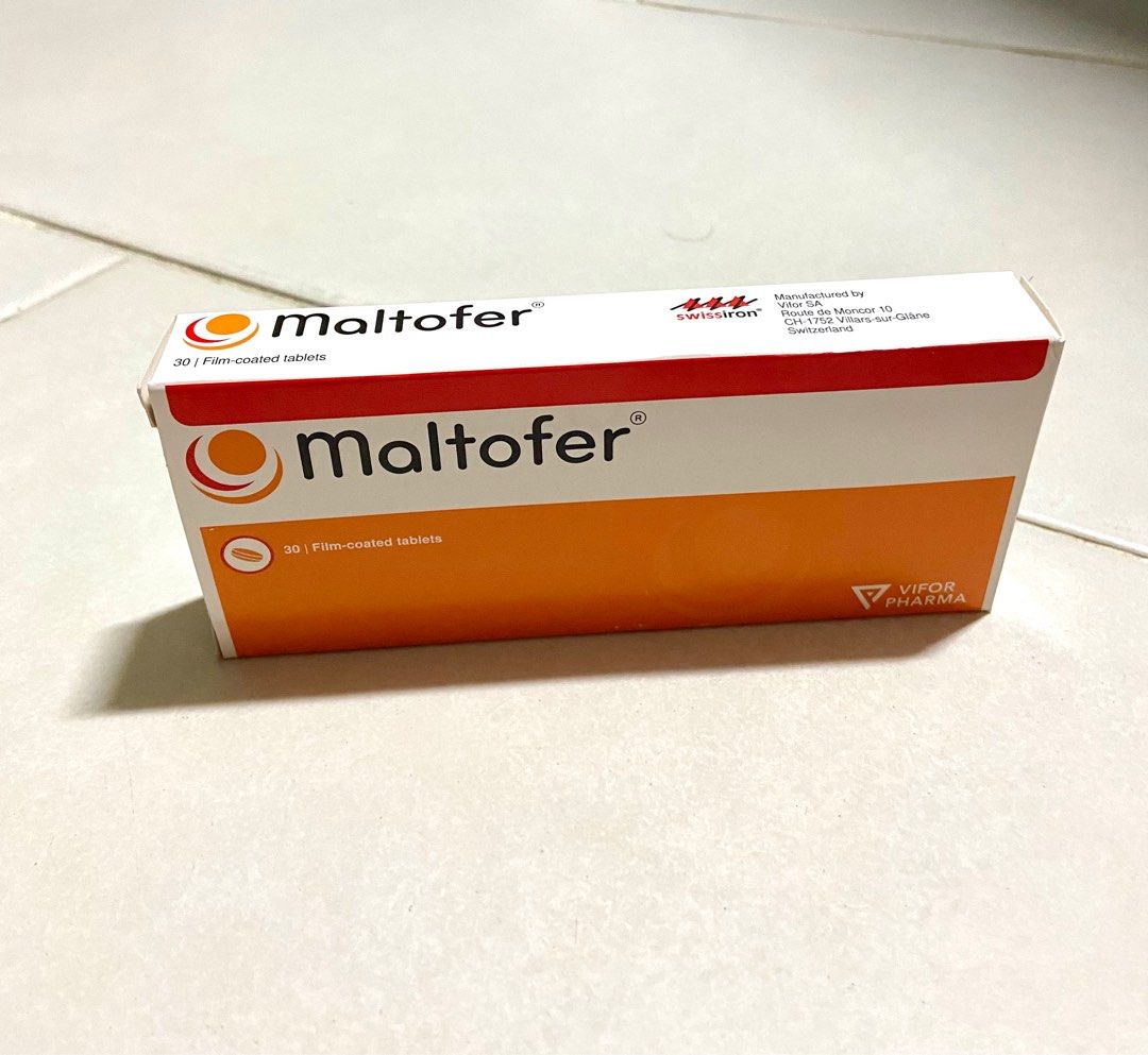 Maltofer Oral iron tablets, Health & Nutrition, Health Supplements ...