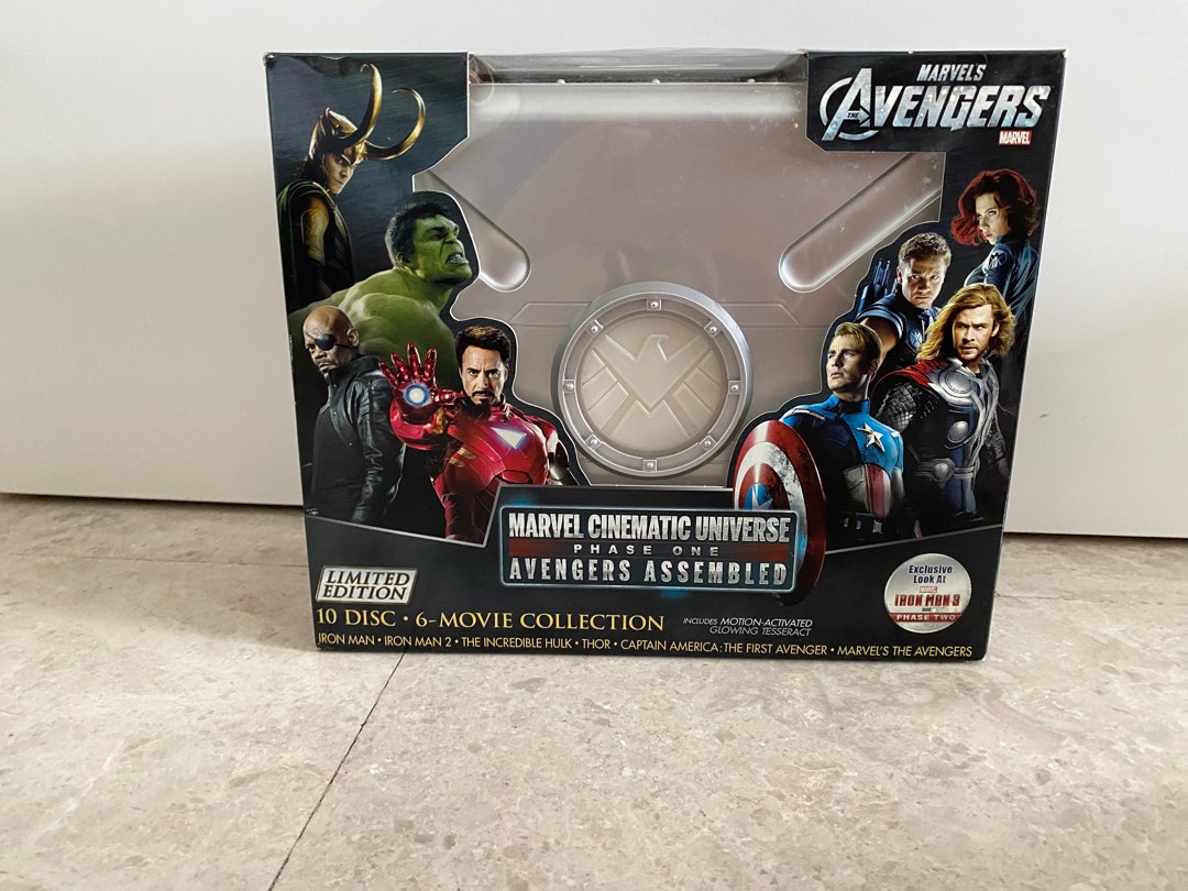 Marvel cinematic universe phase one Blu-ray box set, Hobbies & Toys ...