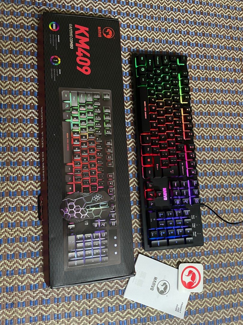 Marvo Scorpion KM409 Lighting Keyboard, Computers & Tech, Parts ...