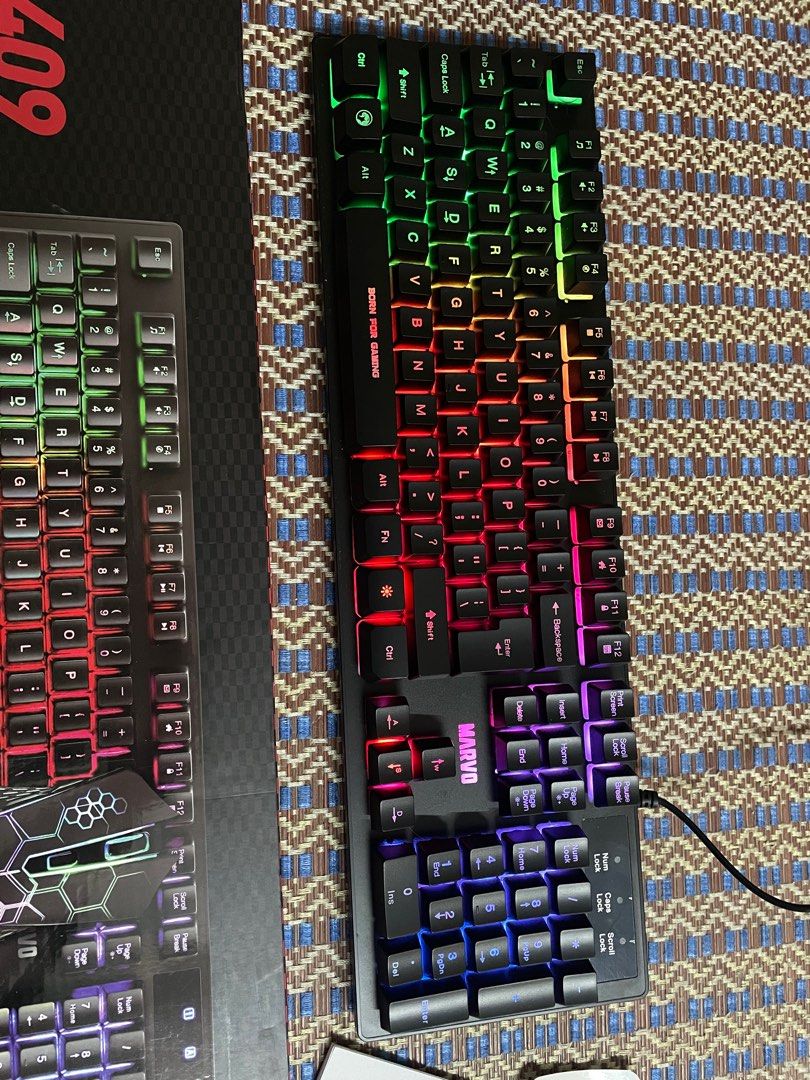 Marvo Scorpion KM409 Lighting Keyboard, Computers & Tech, Parts ...