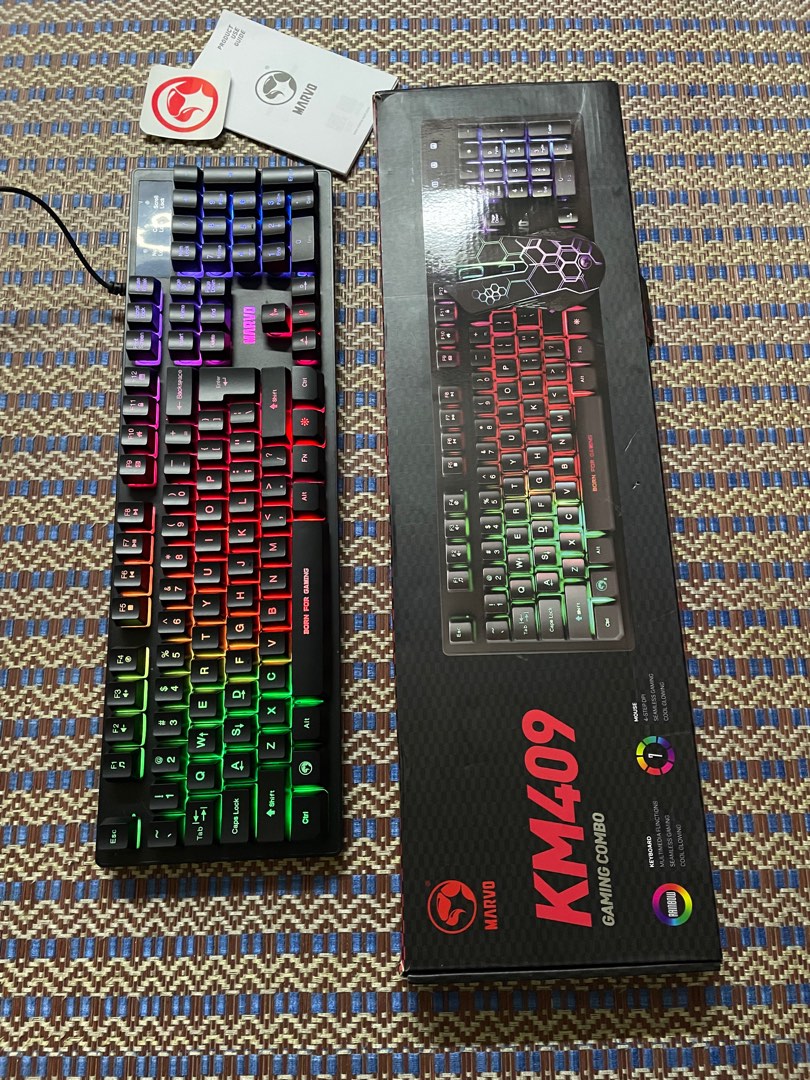 Marvo Scorpion KM409 Lighting Keyboard, Computers & Tech, Parts ...