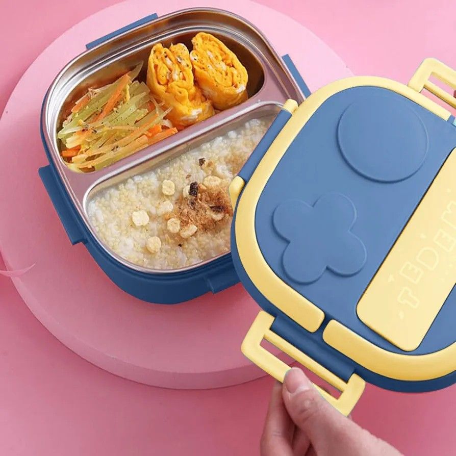 MATTEL Play Is The Way Stainless Steel Lunch Box Container 550ml ...