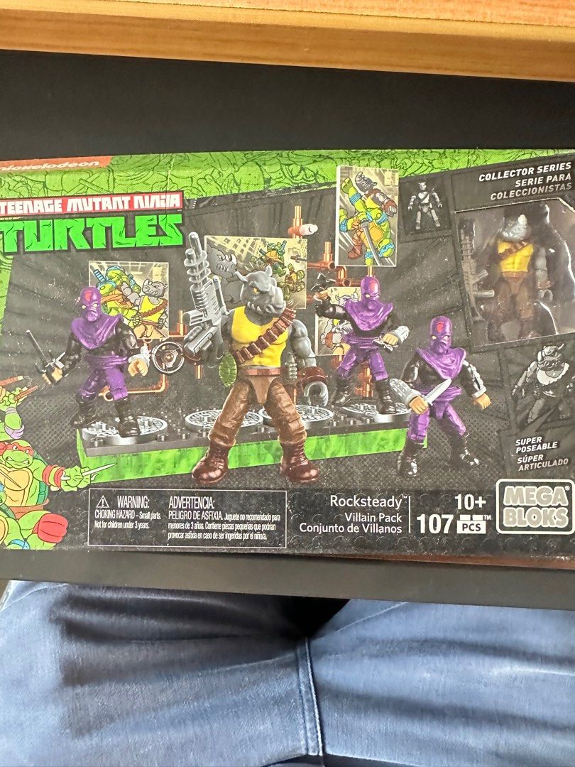 Mega Construx Teenage Mutant Ninja Turtles Collectors Rocksteady ...
